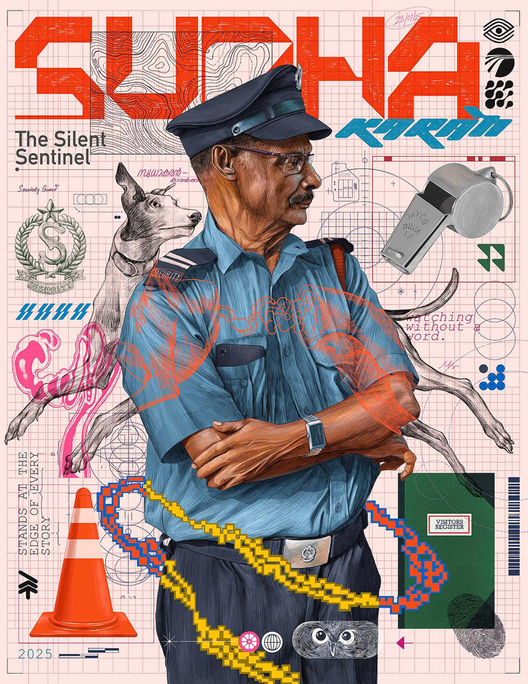 In living colour: B'luru illustrator's vibrant portaits celebrate ...