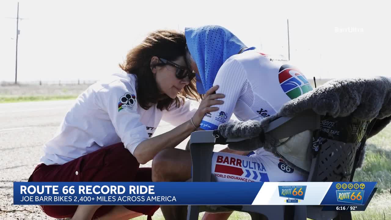Irish cyclist completes Route 66 journey with pending world record