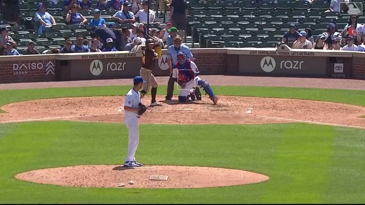 Moment: Sung-Min Song hits first career MLB homer in Padres' loss to Cubs
