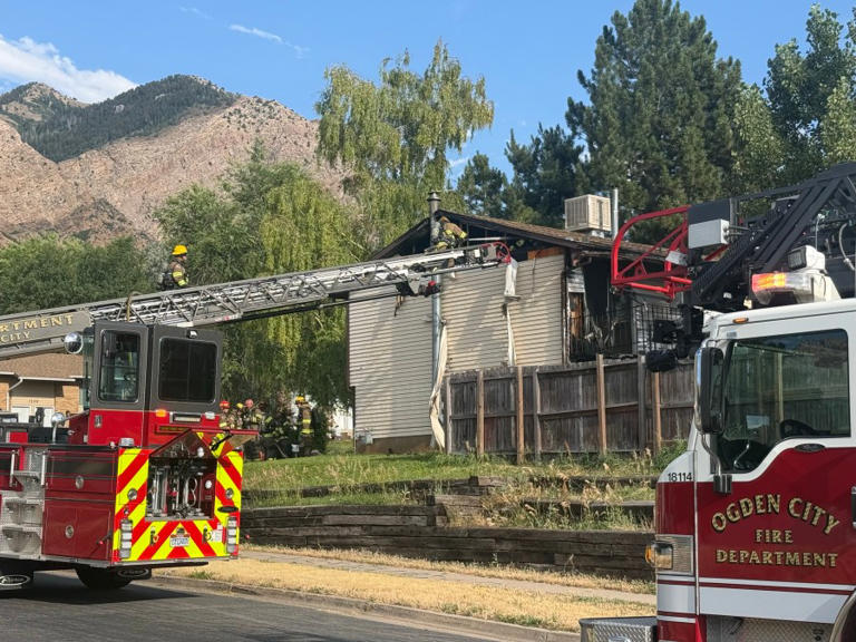 Residents displaced after structure fire in Ogden