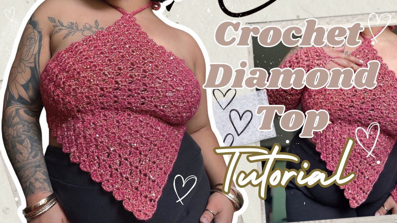 How to crochet a chic diamond top: Easy step-by-step guide