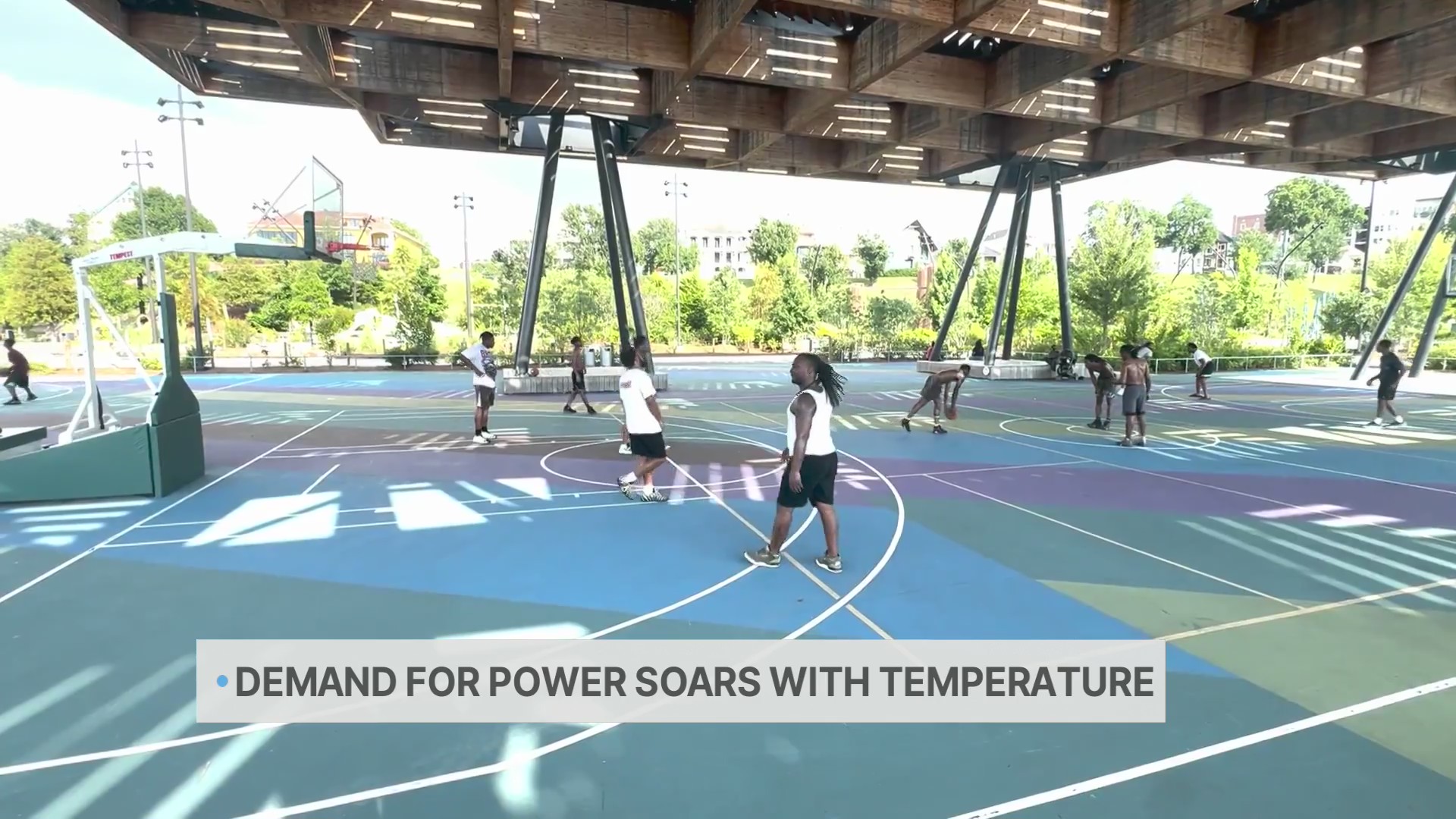 Demand for power soars with temperatures