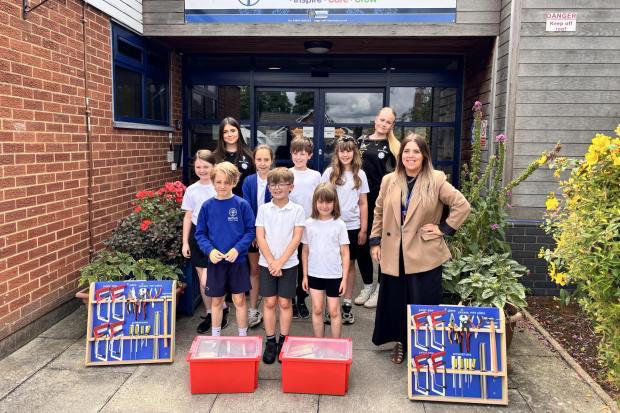 York joinery firm donates £2,000 of educational tools to primary school