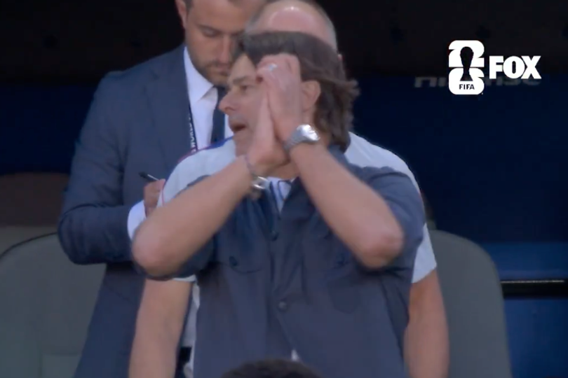 Mauricio Pochettino reaction to Folarin Balogun red card says it all