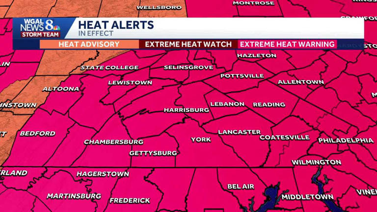 Alert day | Near-record heat, high humidity to impact holiday week ...