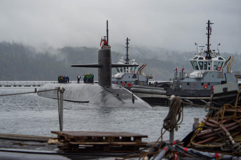 Sailors exposed to diesel fumes during USS Nebraska pier shift
