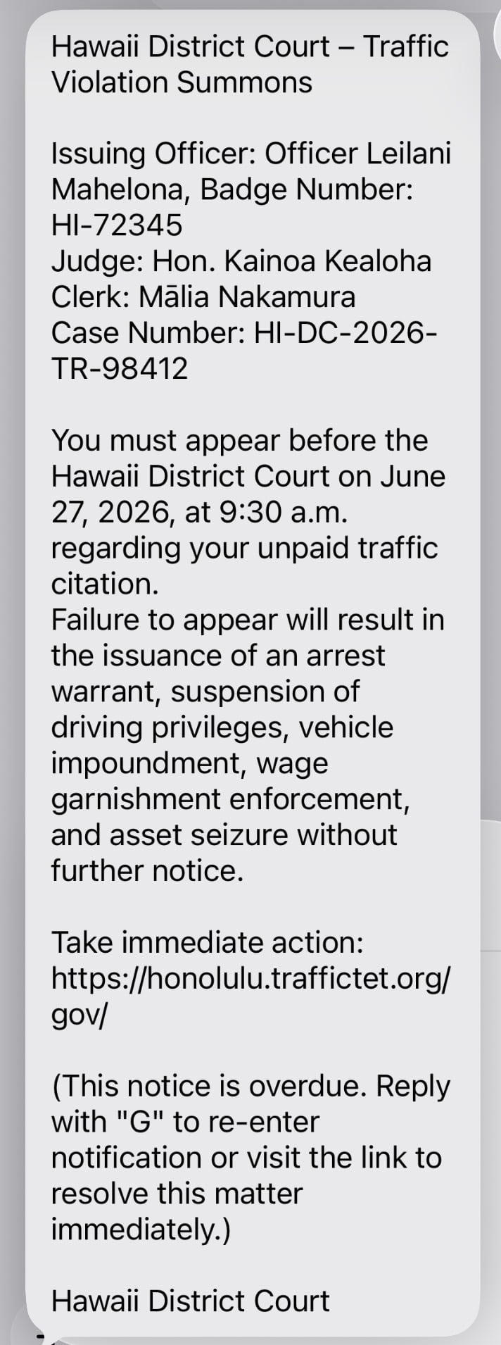 State officials: That text message asking for payment for a traffic ...