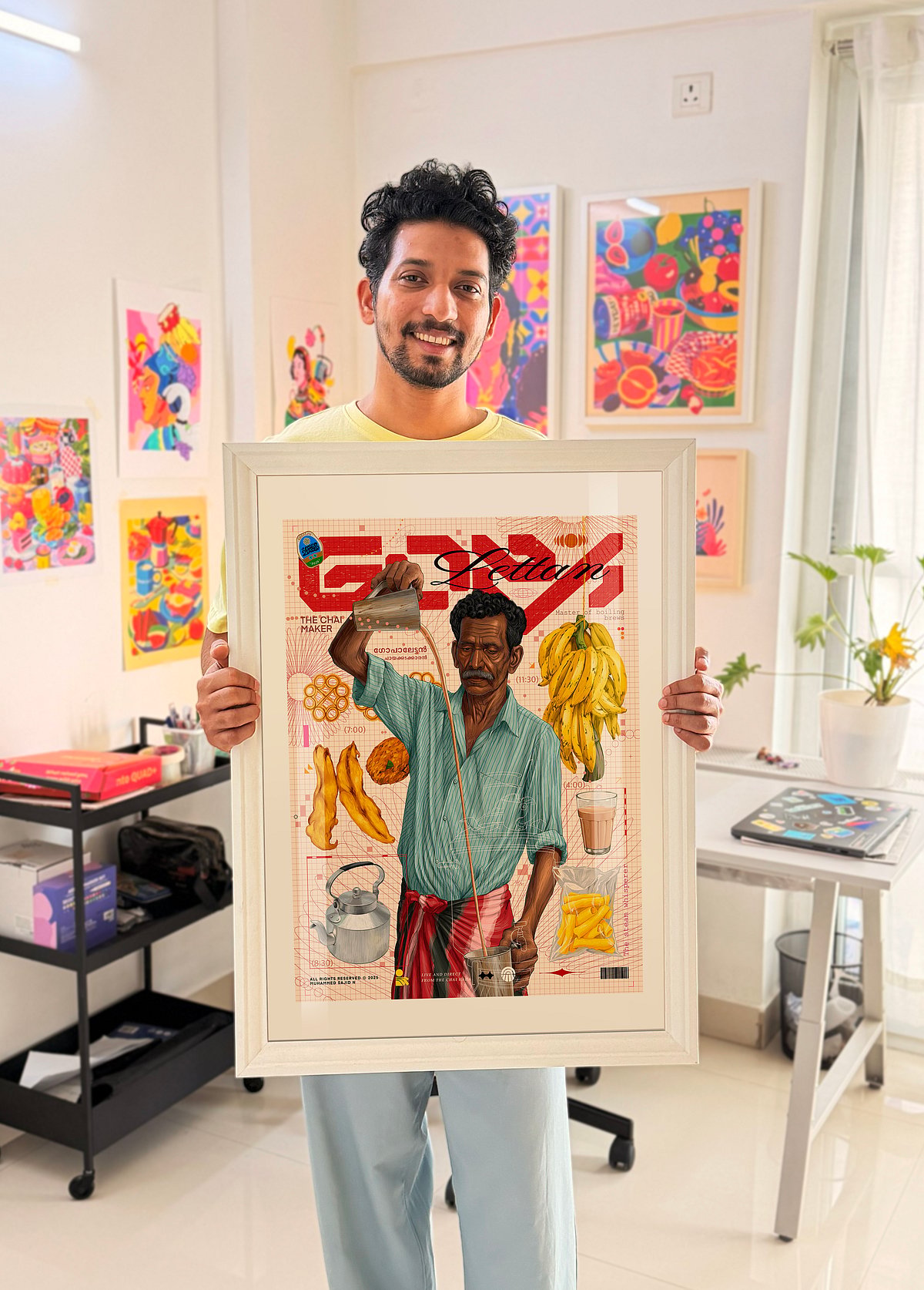 In living colour: B'luru illustrator's vibrant portaits celebrate ...