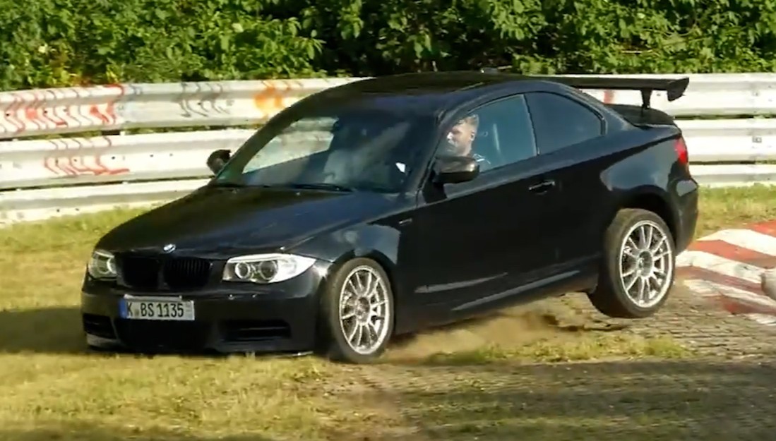 Fast corner punishes driver with a dramatic off track excursion today