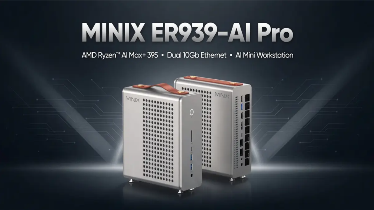 Minix announces Ryzen AI mini PC with 128GB RAM for large language models