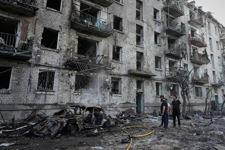 Russia launches devastating missile and drone attack on Kyiv