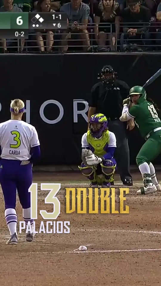 Shar hit one off the wall to score our 7th and 8th runs of the night!