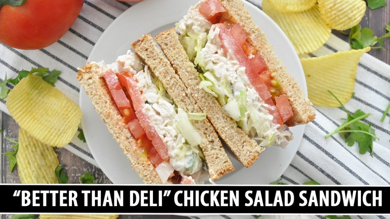 Better than deli chicken salad sandwich recipe you can make at home