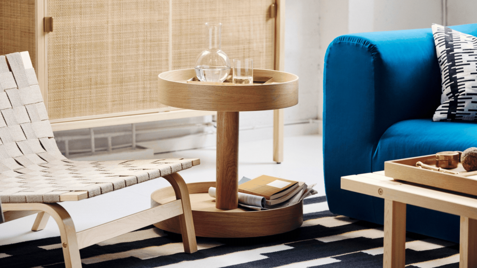 This IKEA side table works absolute wonders in small spaces