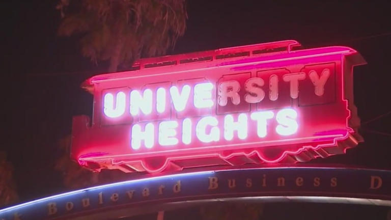 Local pushback after University Heights sign in need of repair goes dark