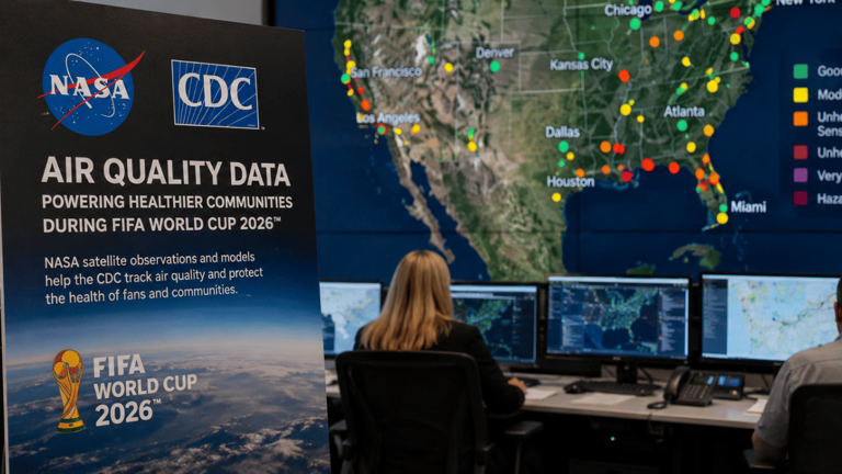 NASA supports FIFA World Cup 2026 with real-time air quality monitoring ...