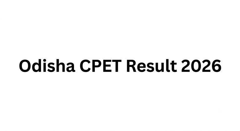 Odisha CPET result 2026 declared at pg.samsodisha.gov.in; check state ...