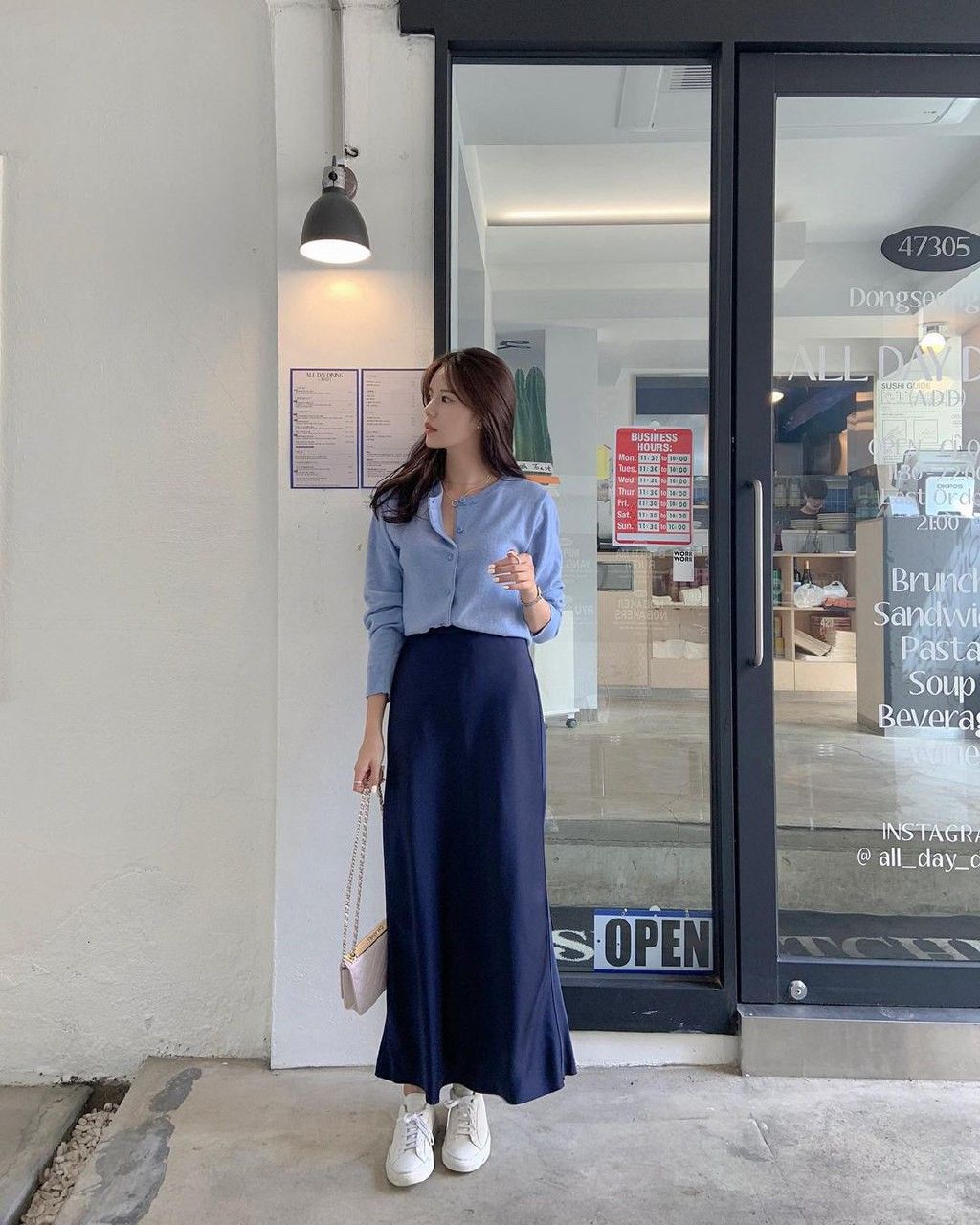 Ide mix and match outfit warna pastel untuk kamu yang punya kulit cool ...
