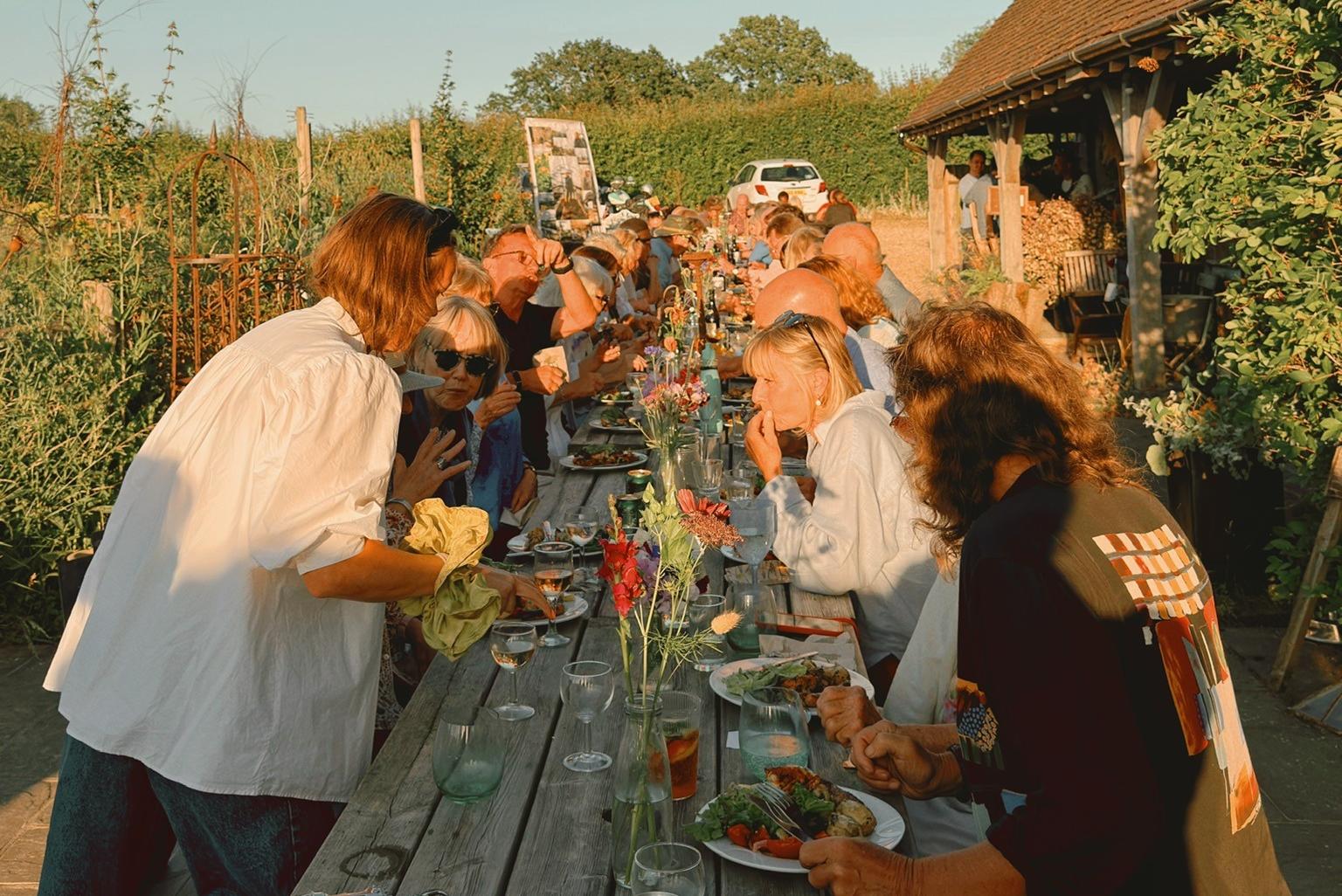 I joined 100 diners at a stunning al fresco meal to sample some of ...