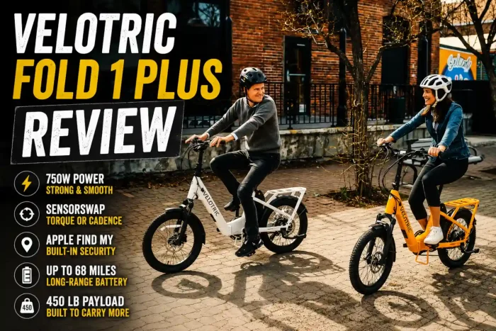 Velotric Fold 1 Plus review: A high-tech folding e-bike built for ...