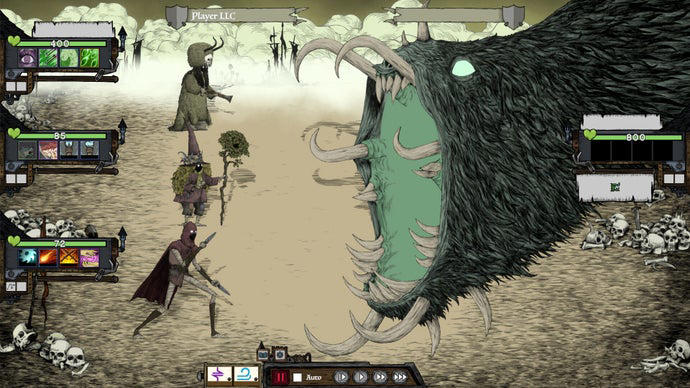 Flask is a grim brew of homunculus autobattling and hand-drawn alchemy ...