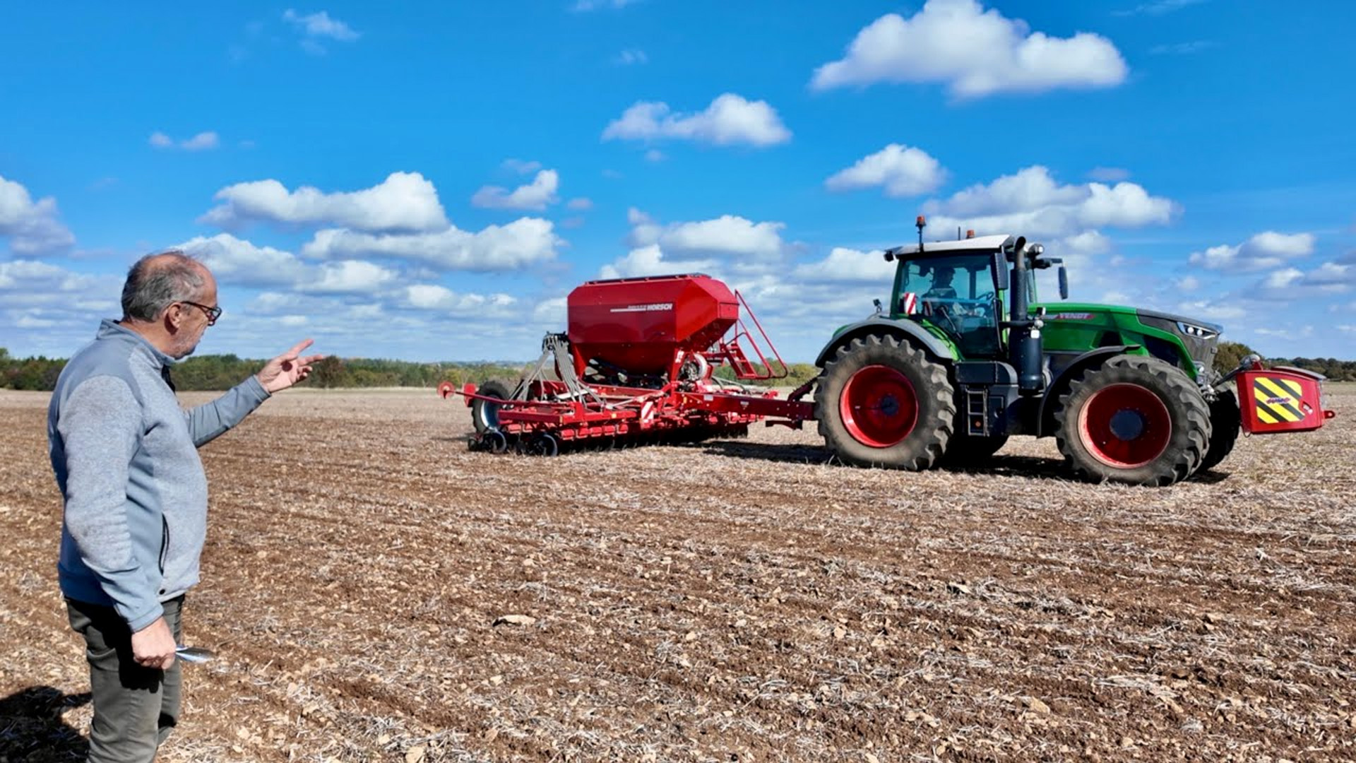 How high tech drills change our wheat planting success