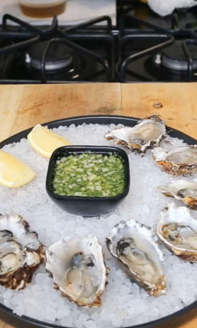 Royal Miyagi oysters on the half shell