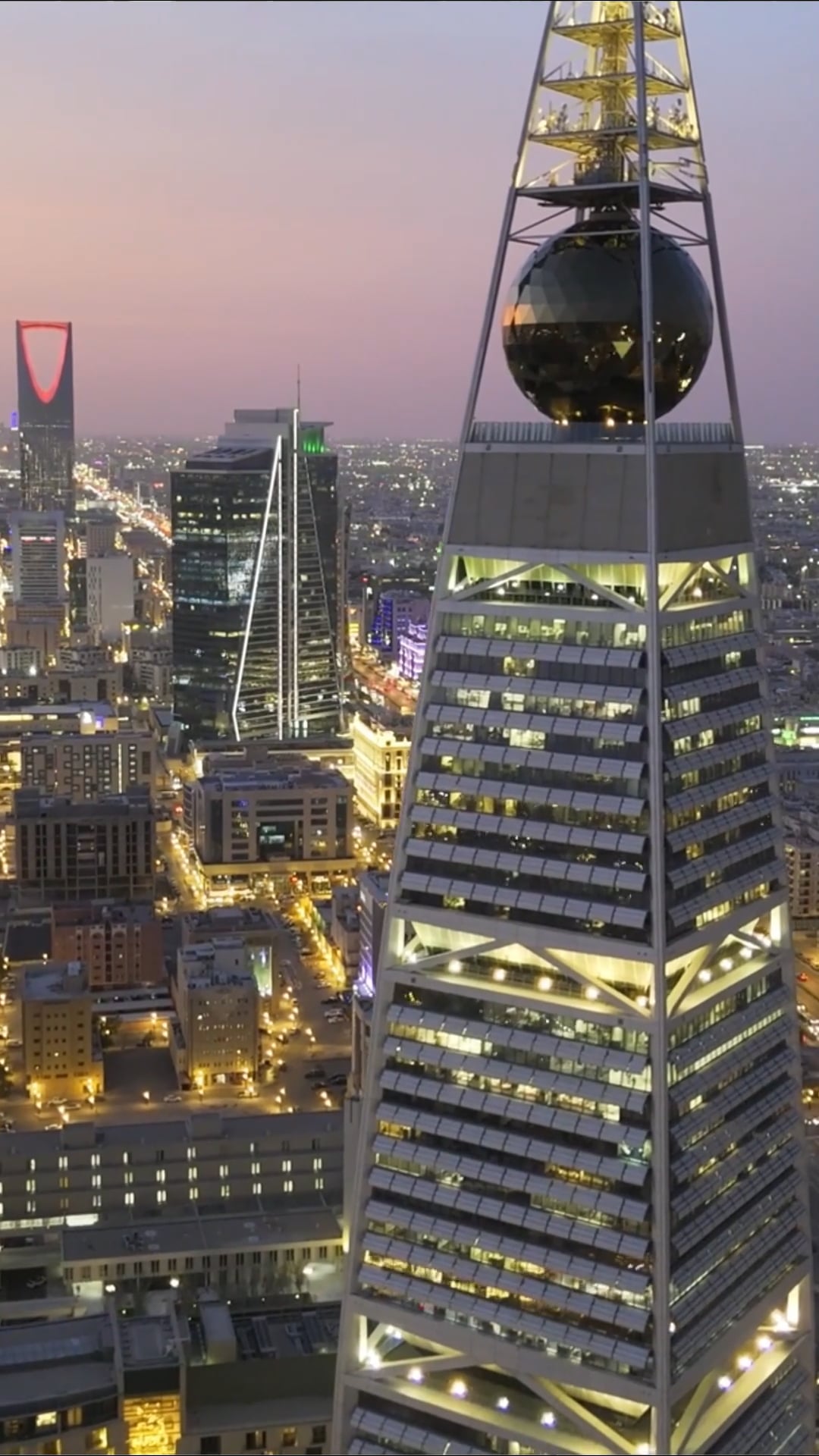 Drone over Riyadh: Saudi Arabia’s capital and main financial hub
