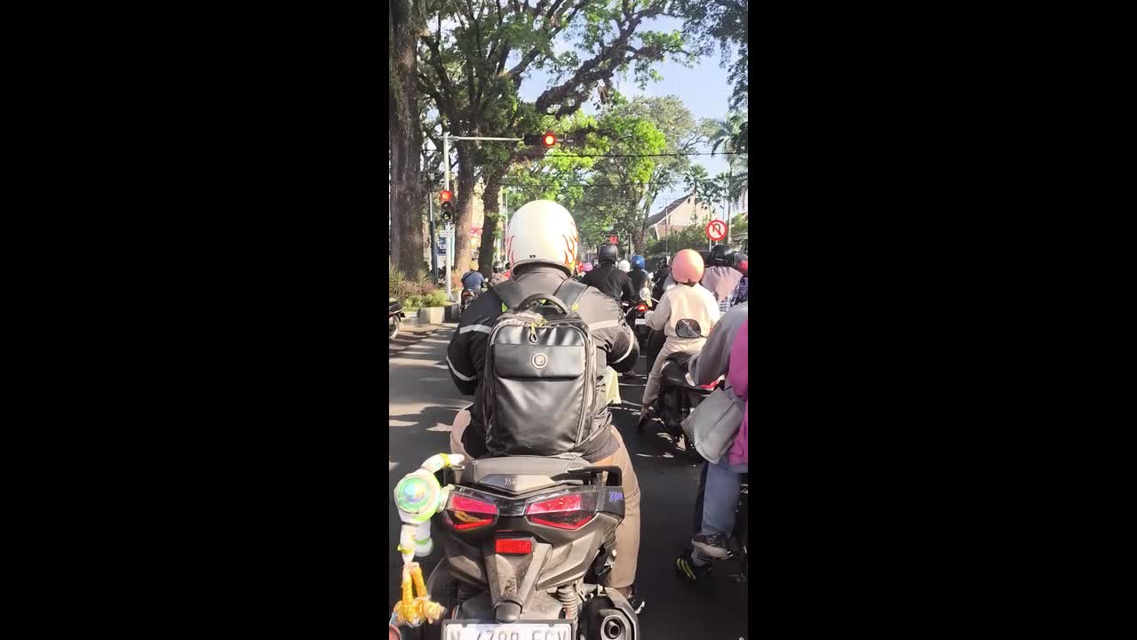 Buzz Lightyear and Woody hang from motorcycle for Toy Story 5 release