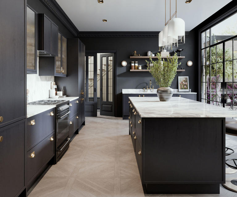 Design experts explain the appeal of slim Shaker kitchens