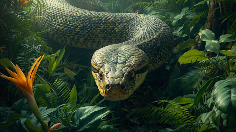 This snake weighing 1100kgs, as long as a small plane was the ultimate ...