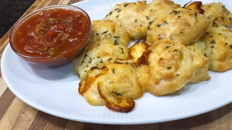 How two-ingredient dough creates pull-apart cheese garlic bread