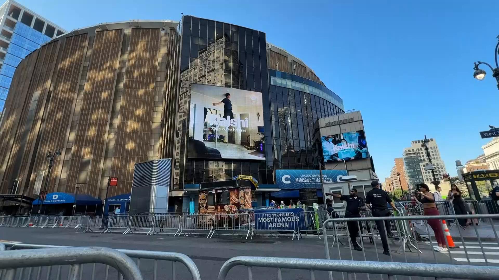 Morning scenes from Madison Square Garden ahead of Taylor Swift and ...