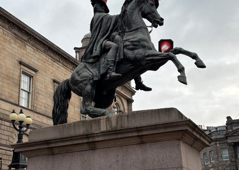 Putting cones on statues is in good humour but a safety hazard, says ...