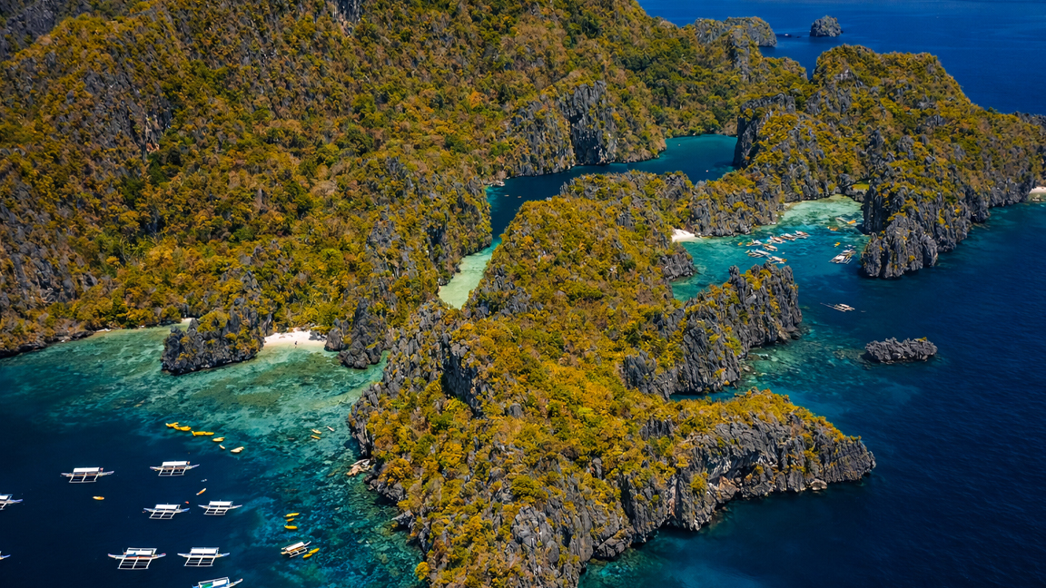 The spectacular limestone islands of the Philippines