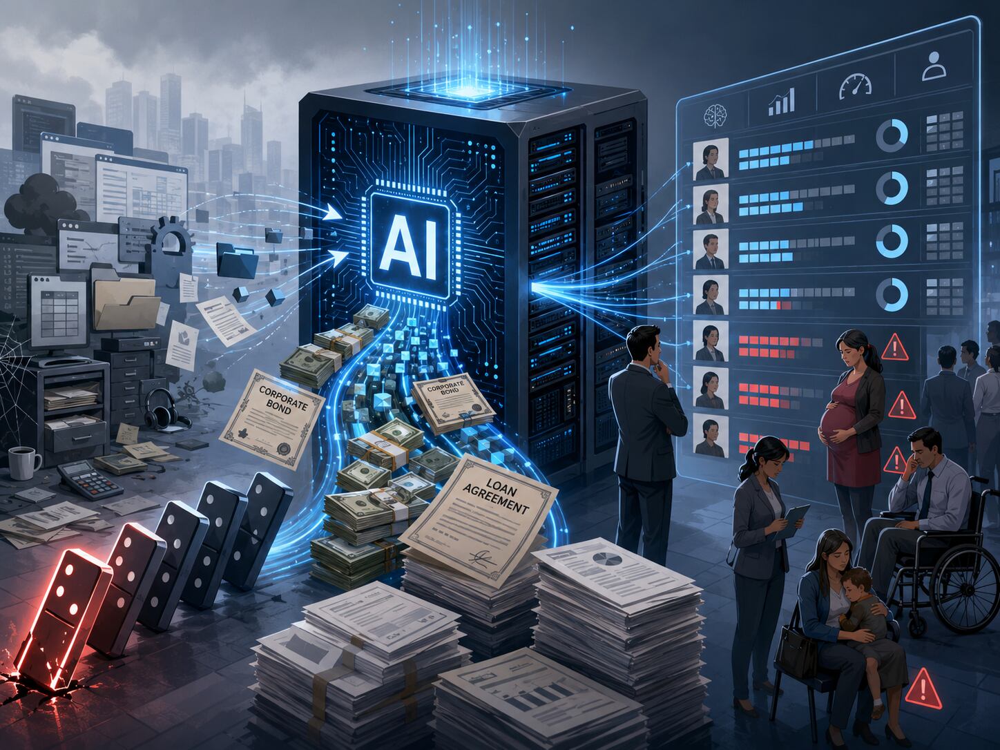 IBM hit by AI shift, Oracle faces debt risks
