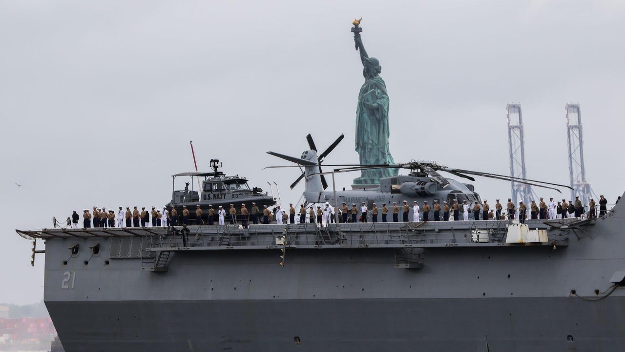 Parade of ships sails through New York City in massive maritime gathering