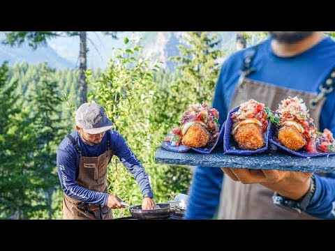 Chef makes Japanese x Mexican fusion tacos in the wild