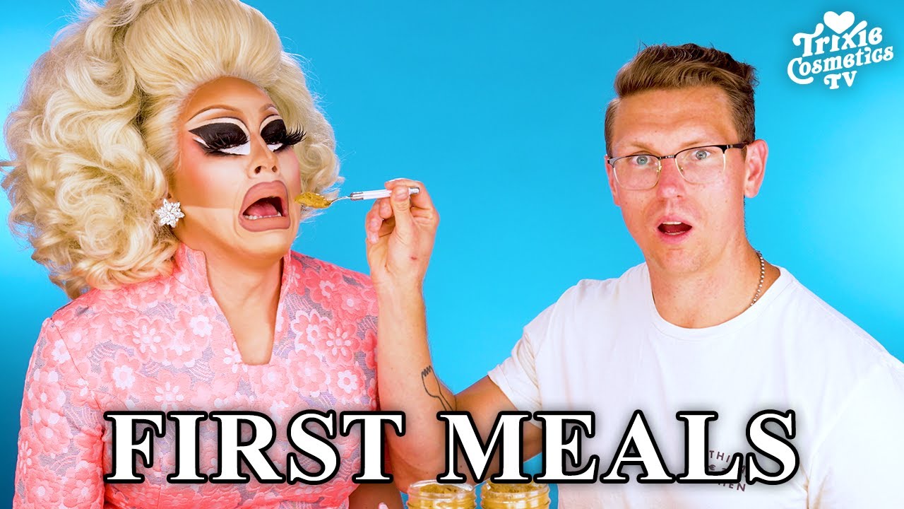 Watch Trixie Mattel and Mythical Kitchen's Josh Scherer taste test baby ...