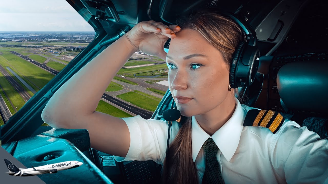 Boeing 737 landing Amsterdam Schiphol Airport RWY36C | Cockpit view ...