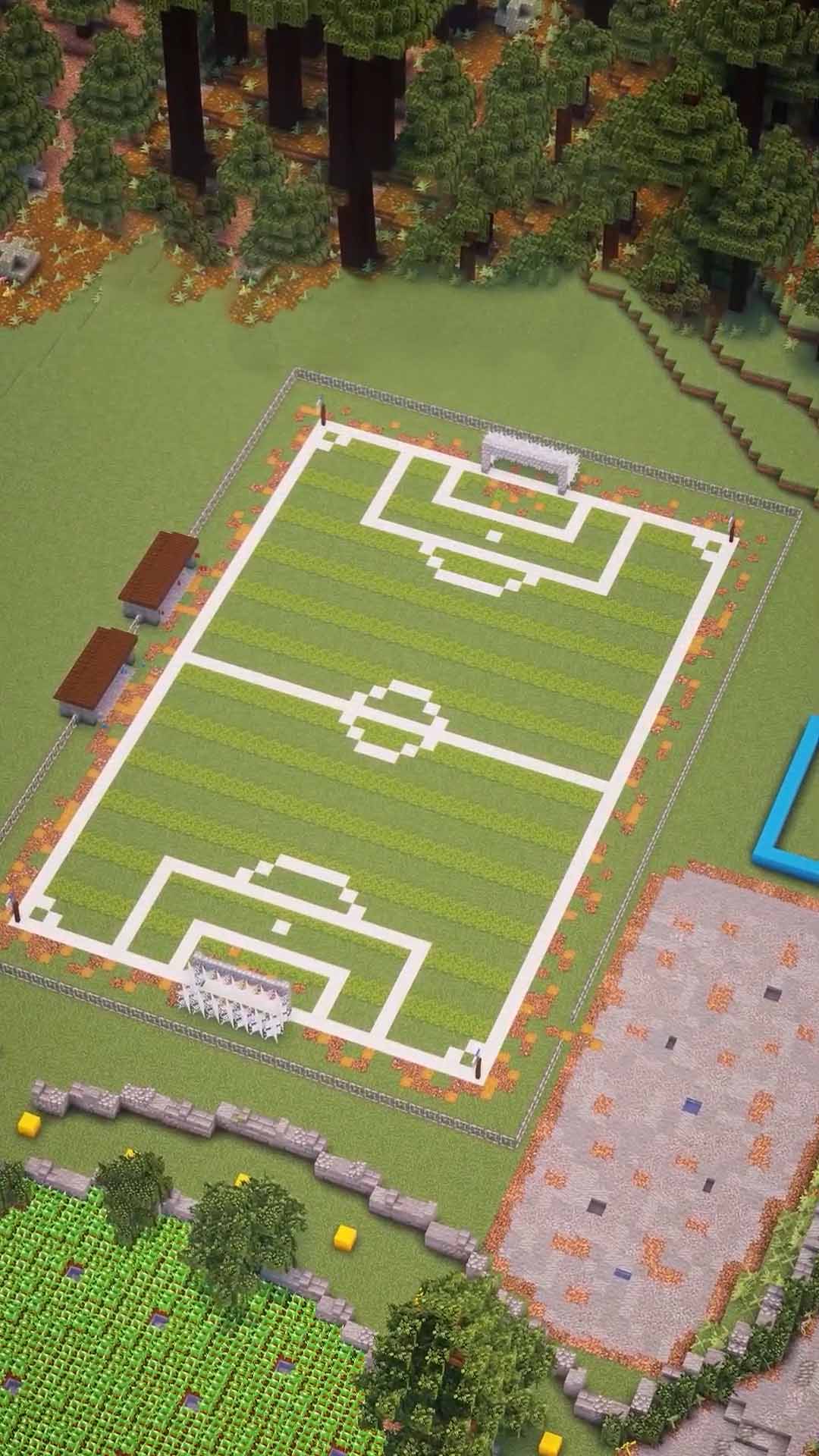 A clean football pitch that makes empty land useful