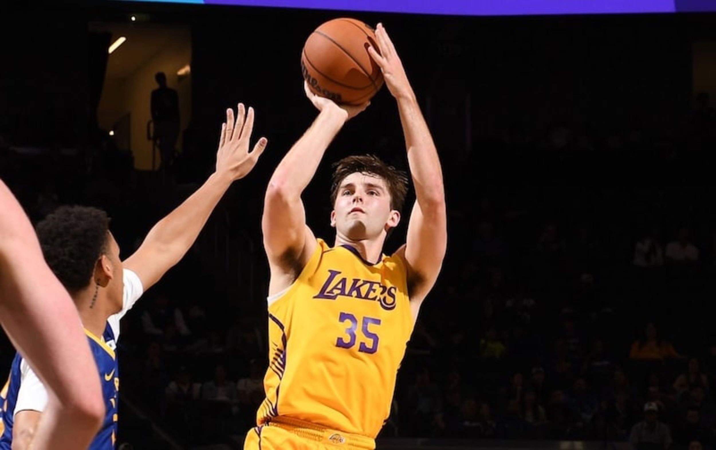 Lakers sign Peter Suder to two-way contract