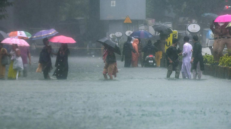 Mumbai sees heavy overnight rains, IMD issues red alert