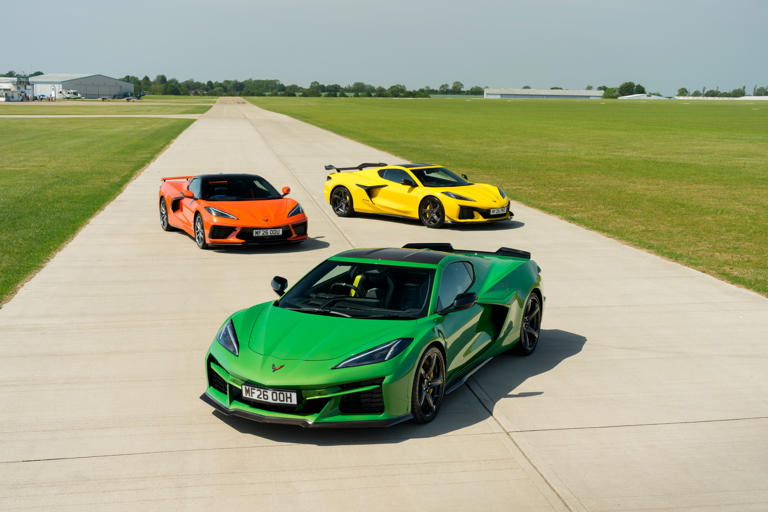 Right-hand-drive 2026 Corvette Stingray, E-Ray and Z06 go on sale in the UK
