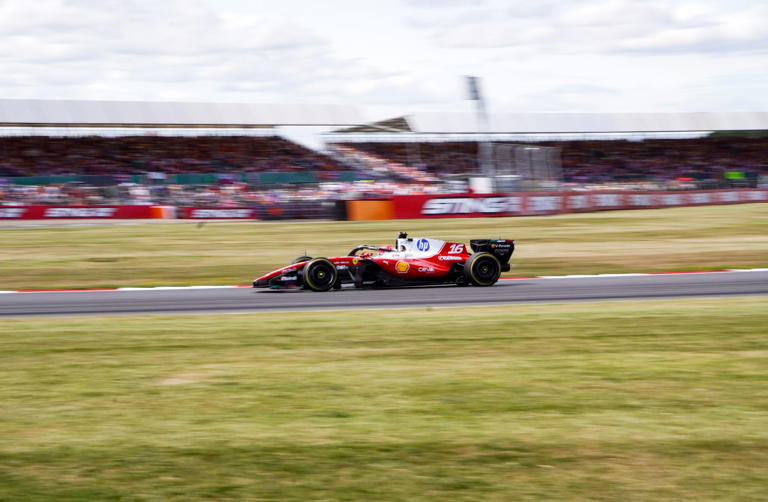 Leclerc wins for first time this season after Antonelli wheel problem