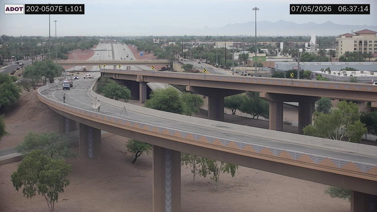Major transition ramp closed after motorcycle crash in Chandler