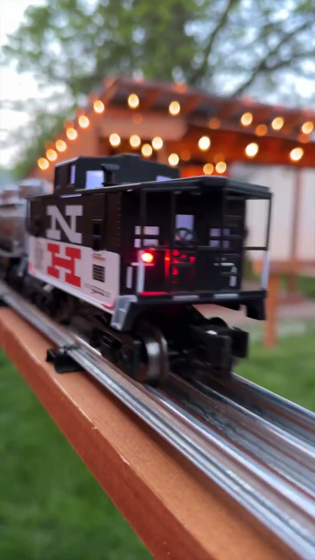 My backyard train layout
