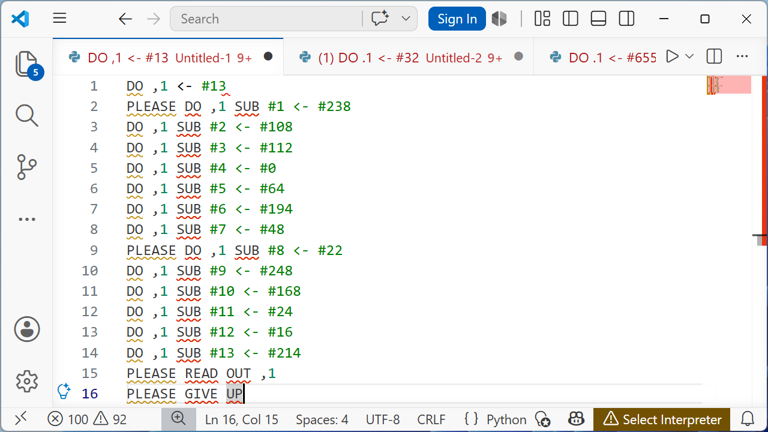 Long before ChatGPT, this programming language only worked if you said ...