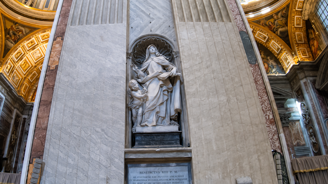 Inside Vatican City's Saint Peter's Basilica (4K)
