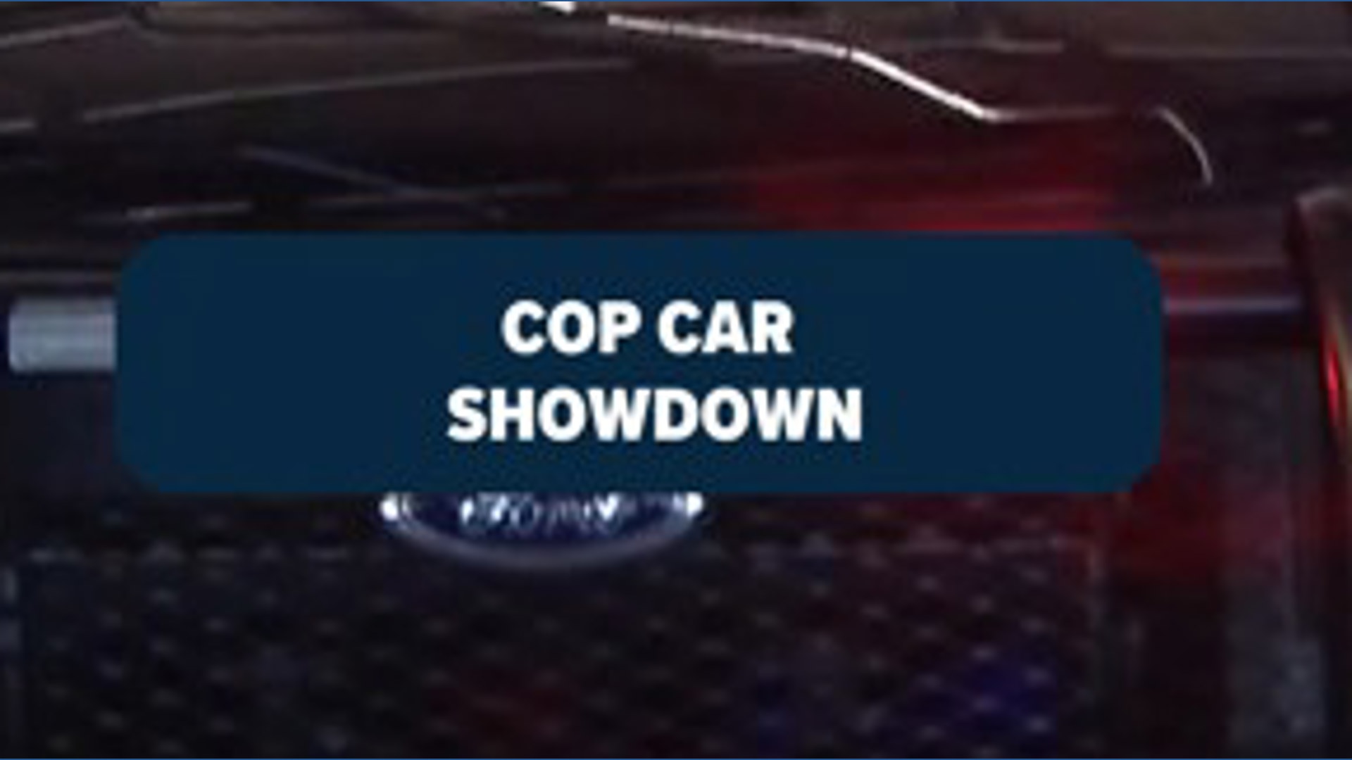 Police car showdown: Crown Victoria vs Ford Inspector